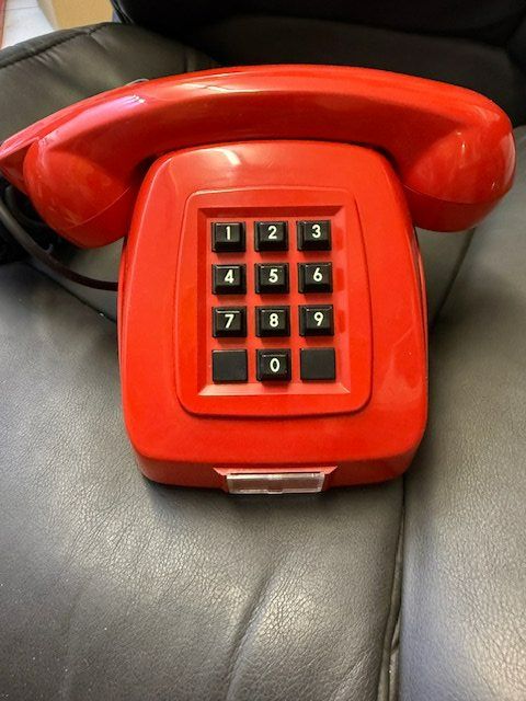 Vintage Telefon PTT, Schweizer Gerät. Das rote Telefon, Kult (Gebraucht ...