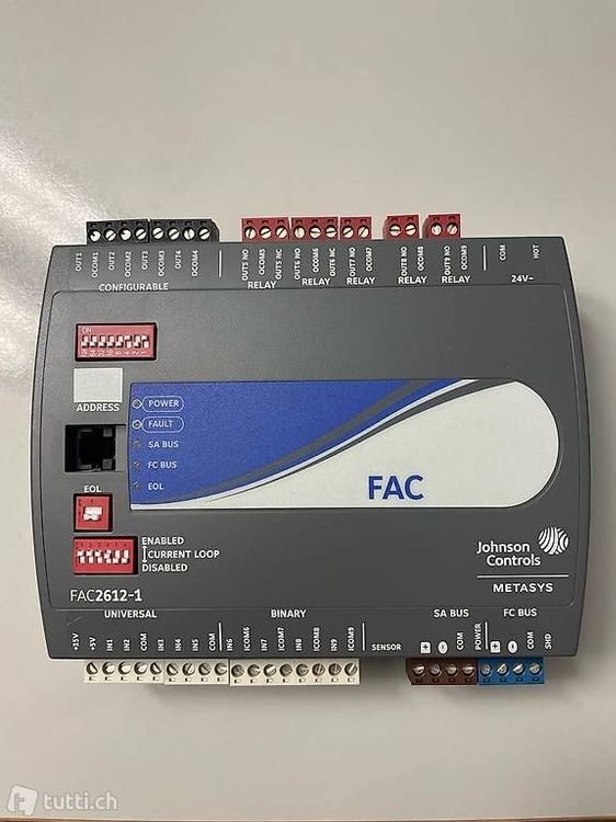 Johnson Controls MS-FAC2612-1 (Gebraucht) in Schwanden-Brienz für CHF ...