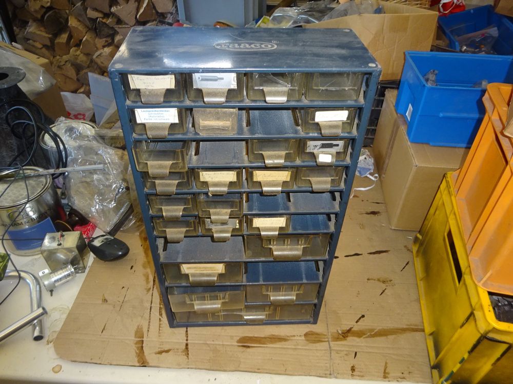 raaco Kleinteilebox aus den 70er shabby chic retro Deko (Gebraucht) in ...