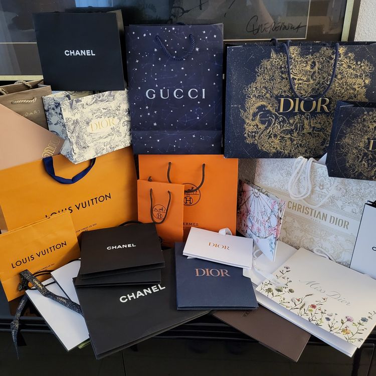 30 Designer Tüten Chanel, Dior,Hermes,Louis Vuitto | Kaufen auf Ricardo