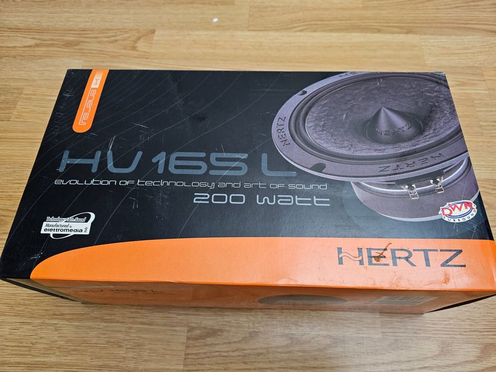 Hertz HV 165 L HiEnergy 200Watt Lautsprecher Woofer für Auto (Gebraucht ...