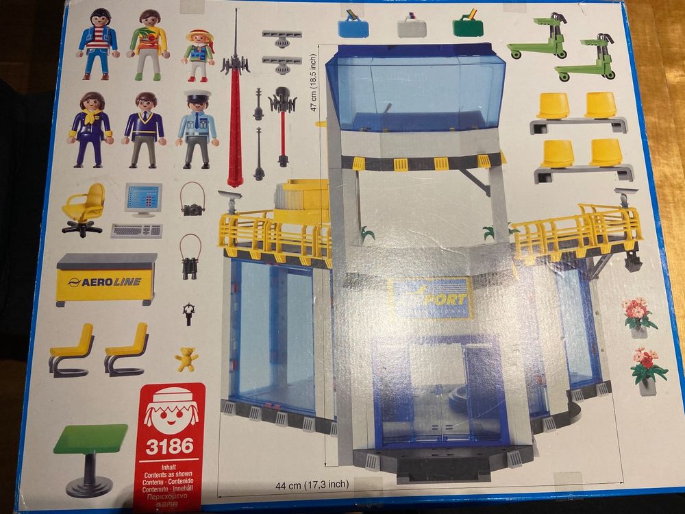 Grosses Playmobil Flughafen Set 3186 (Gebraucht) in für CHF 42 – mit ...