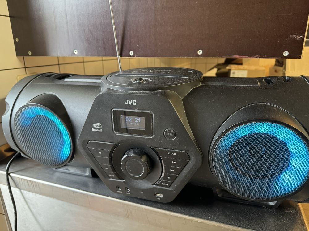 JVC RV Radio CD Ghettoblaster Bluetooth DAB+ 60W (Gebraucht) in ...
