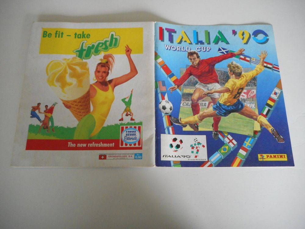 Panini Wm Album Italia 90 1990 Komplett Gebraucht In Cham Für Chf 189
