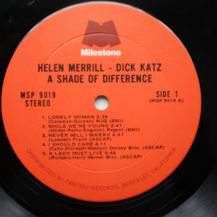 Helen Merrill/Dick Katz, a shade of difference (Gebraucht) in Zell ZH ...