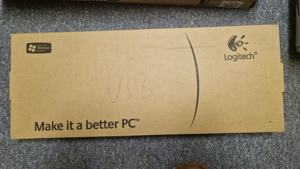 Logitech Computer Keyboard USB. (Fr/De layout) (Neu und ...