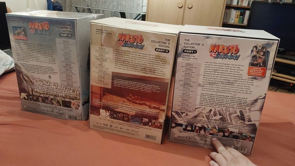 Naruto Shippuden - Collector's Edition Part 1+2+3 (Neu (gemäss ...