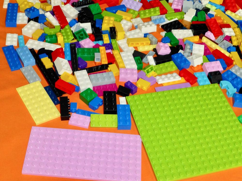 Lego / 0,5 Kilo bunt gemischte Bausteine | Kaufen auf Ricardo