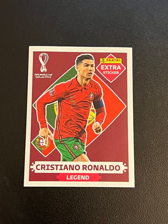 Panini 2022 Extra Sticker Legend Cristiano Ronaldo (Neuf (Voir ...