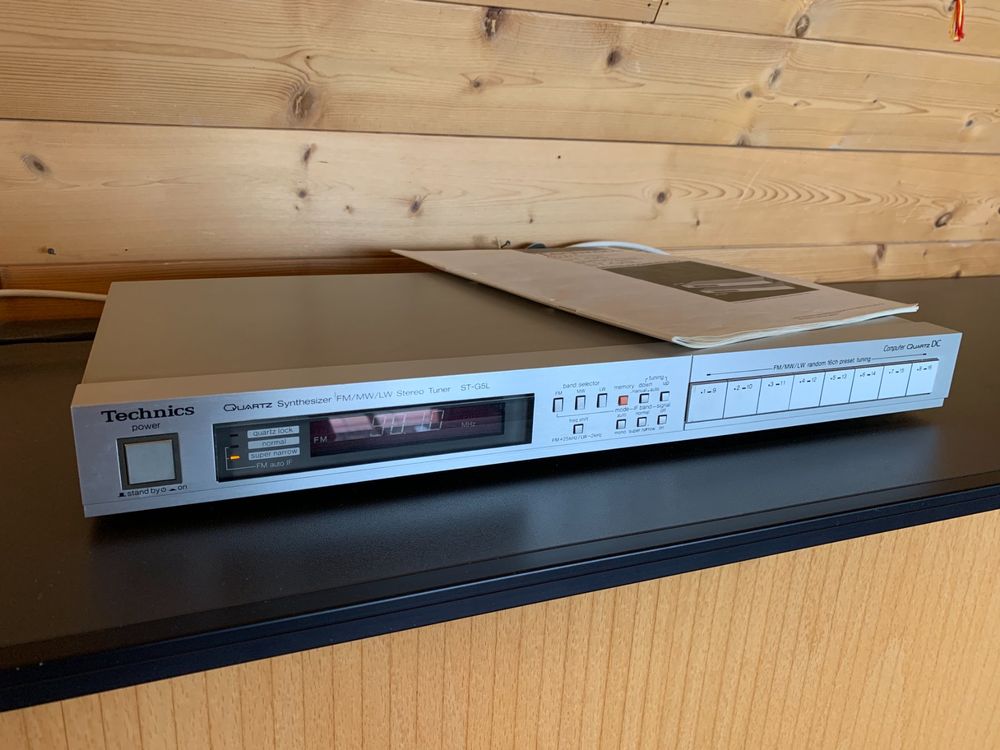 ! TOP Technics ST-G5L Stereo Tuner mit Original Manual ! (Gebraucht) in ...
