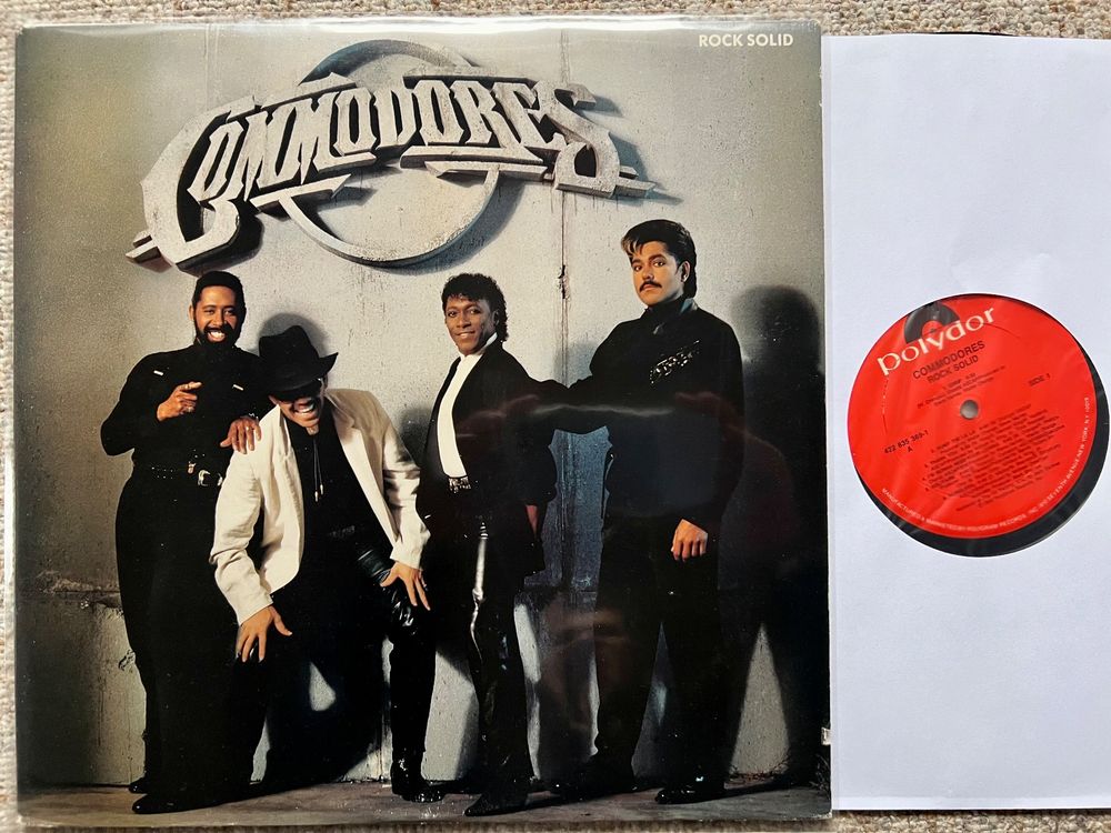 Commodores – Rock Solid - Funk Soul LP ♪ GEWASCHEN ♪ (Gebraucht) in ...