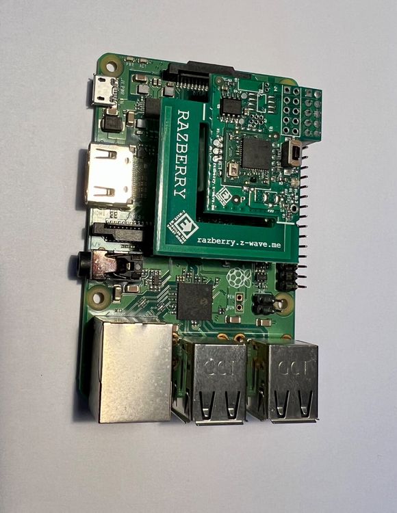 Z-Wave Aufsteckmodul für einen Raspberry Pi 3 4 (Gebraucht) in Illhart ...