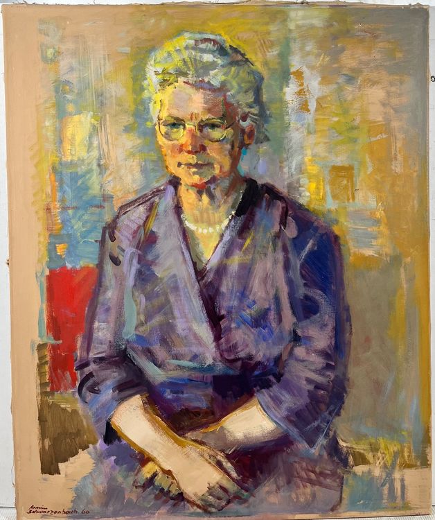 Armin Schwarzenbach (1914-2000) Grosse Portrait Gemälde (Gebraucht) in Root für CHF 29 – nur ...