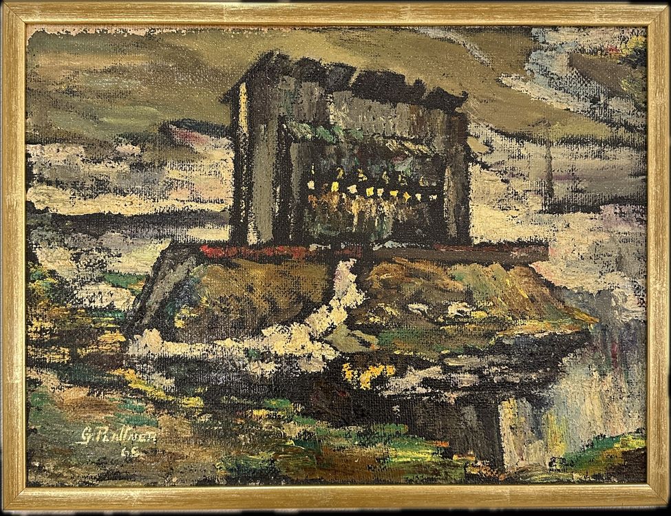 Georges PLATTNER (1920-1993) | Huile Bulle Stand Verdel (D'occasion) à ...