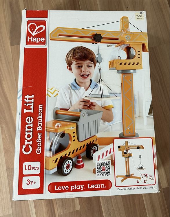 Hape Crane Lift / Grosser Baukran | Acheter sur Ricardo