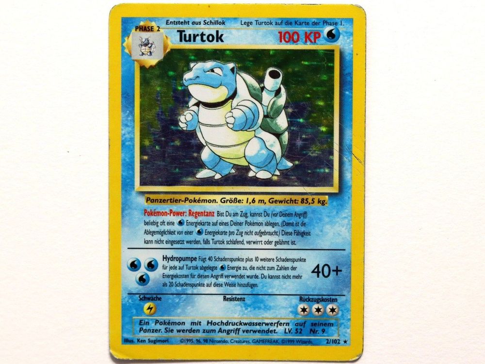 Turtok - Vintage Pokemon, Basis Set (Gebraucht) in Kirchberg SG für CHF ...
