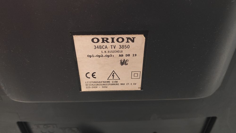 Orion 34BCA TV 3850 Röhrenfernseher (Defekt) in Deitingen für CHF 4 ...