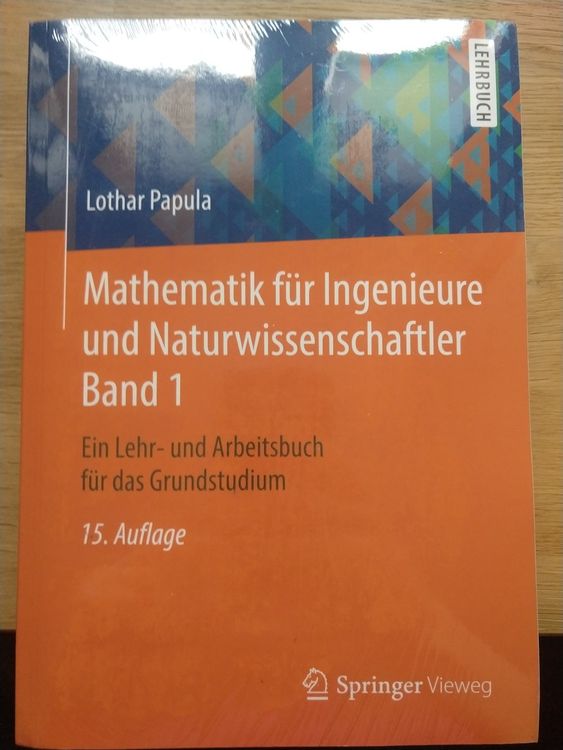 Mathematik für Ingenieure und Naturwissenschaftler Band 1 (Neu und originalverpackt) in Russikon ...