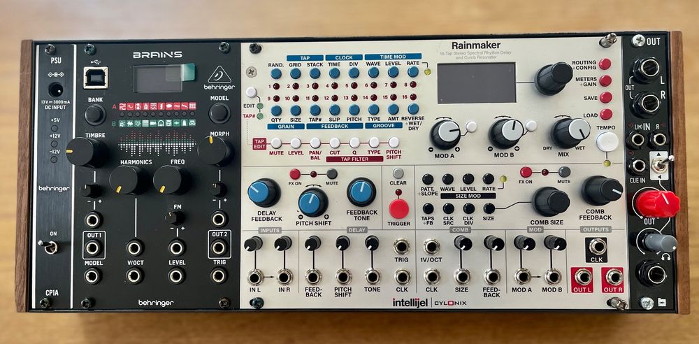 Intellijel Rainmaker und Behringer Brains im Moog Case | Kaufen auf Ricardo