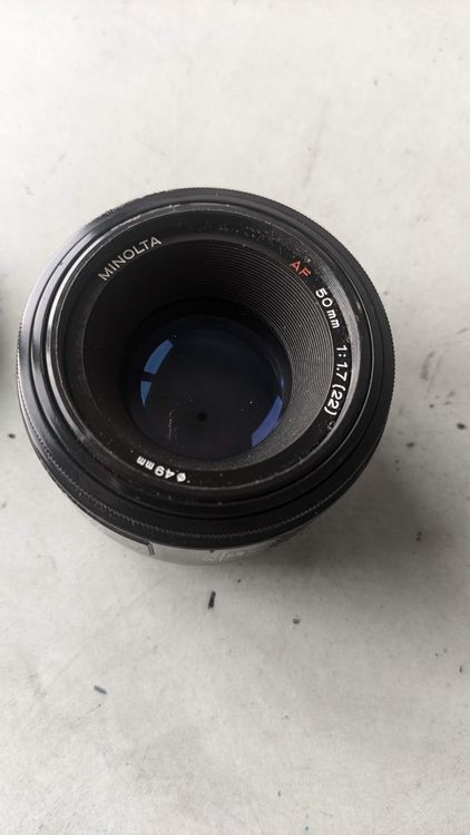 minolta 50mm f1.7 minolta/sony a mount (Gebraucht) in Geneve für CHF 33 ...