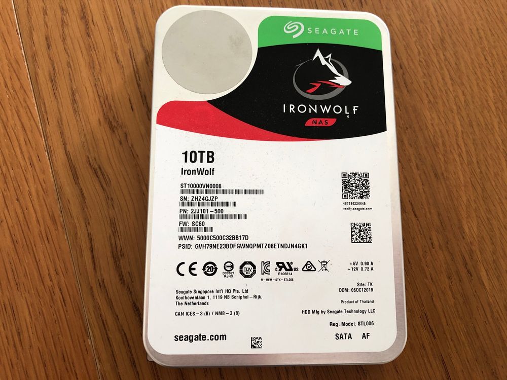 SEAGATE IronWolf NAS HDD, 10TB, via CrystalDisk geprüft | Kaufen auf ...