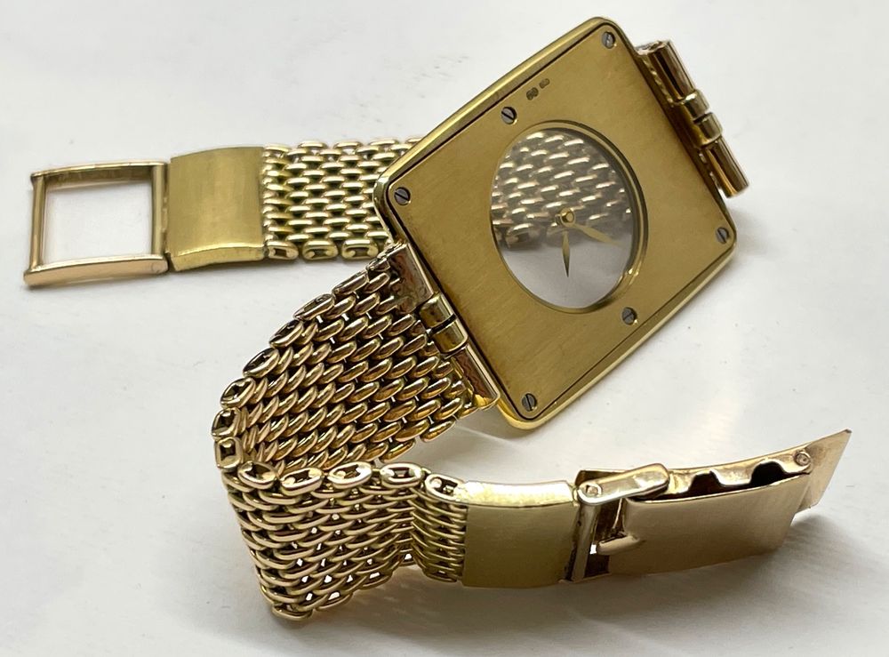 OMEGA La Magique SCARFACE 18kt. Gold Armbanduhr 1981 RRR!! (Gebraucht ...