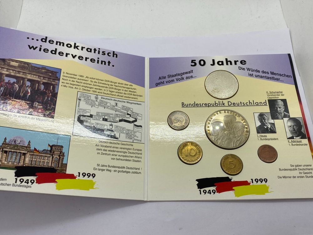 Münzensatz 50 Jahre Bundesrep. Deutschland 1999 /// C629 (Gebraucht) in Bern für CHF 11 – mit ...