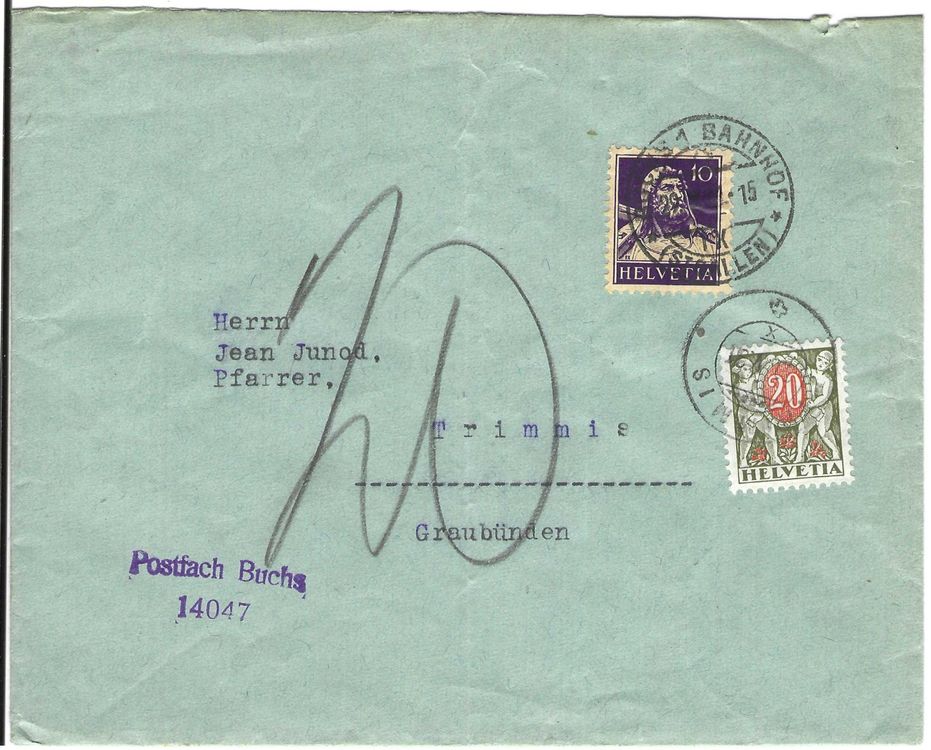 Buchs-Trimmis, Nachportomarken (Gebraucht) in Wildhaus für CHF 3 – mit Lieferung auf Ricardo kaufen