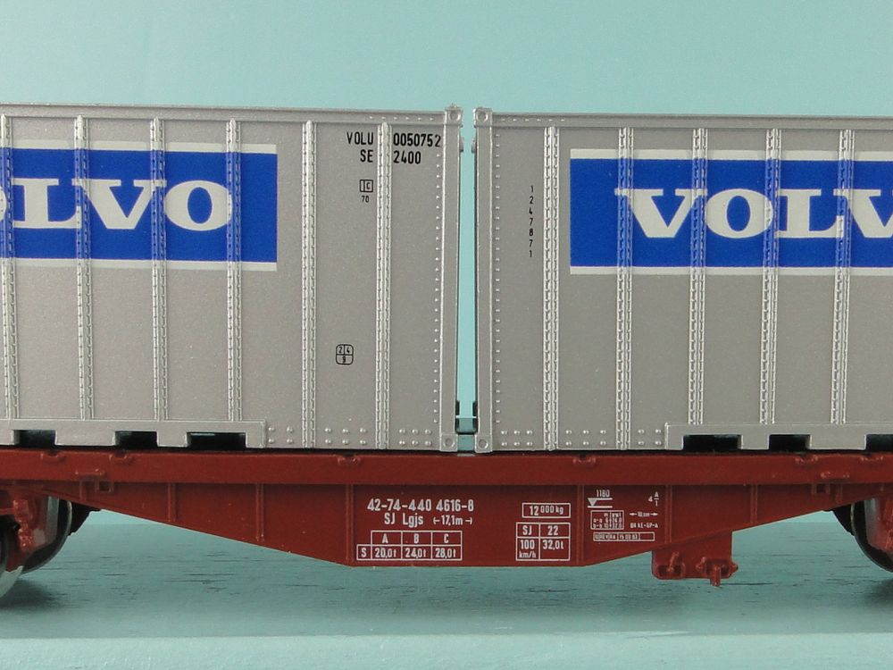 Märklin 4765 SJ Volvo Containerwagen (Gebraucht) in Bülach für CHF 37 ...