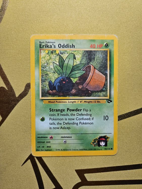 Gym Challenge - Erika's Oddish (Gebraucht) in Bellinzona für CHF 0.6 – mit Lieferung auf Ricardo ...