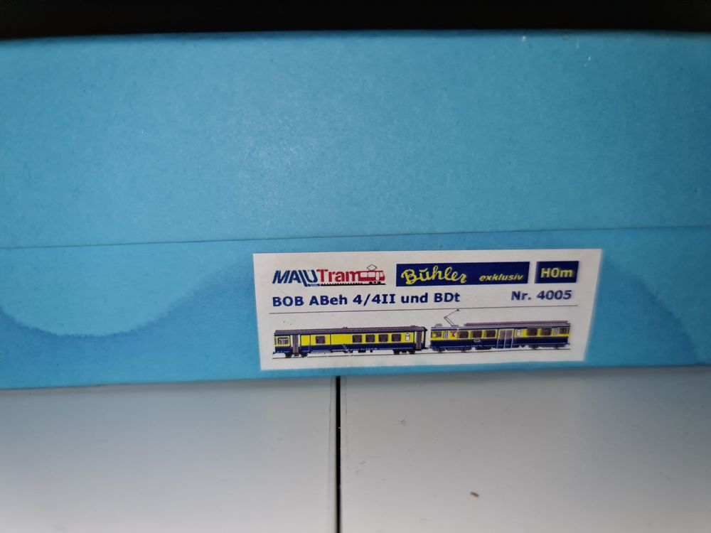 Malutram / Bühler - BOB Pendelzug ABeh 4/4 312 und BDt 402 (Gebraucht ...