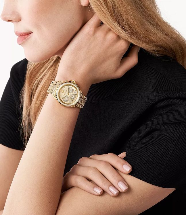 Neue Michael Kors MK7254 Everest Damen Uhr Crystal Pavé Band (Neu und ...