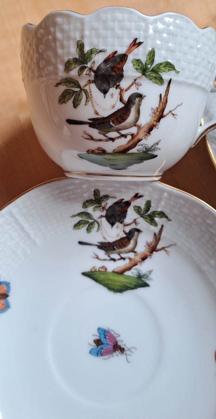 2 Mokkatässchen, Rothschild, Herend (Gebraucht) in Trogen für CHF 71 – mit Lieferung auf Ricardo ...