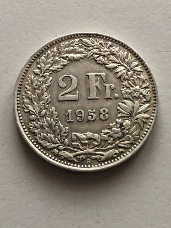 2 Fr. 1958 (Gebraucht) in Schötz für CHF 7.5 – mit Lieferung auf Ricardo kaufen