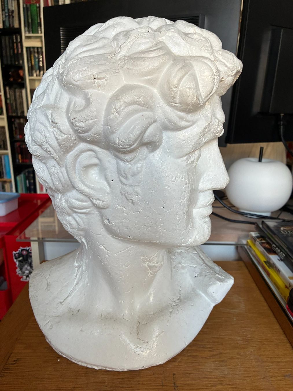 Buste de David en plâtre, déco intérieure stylisée (Gebraucht) in Vevey ...