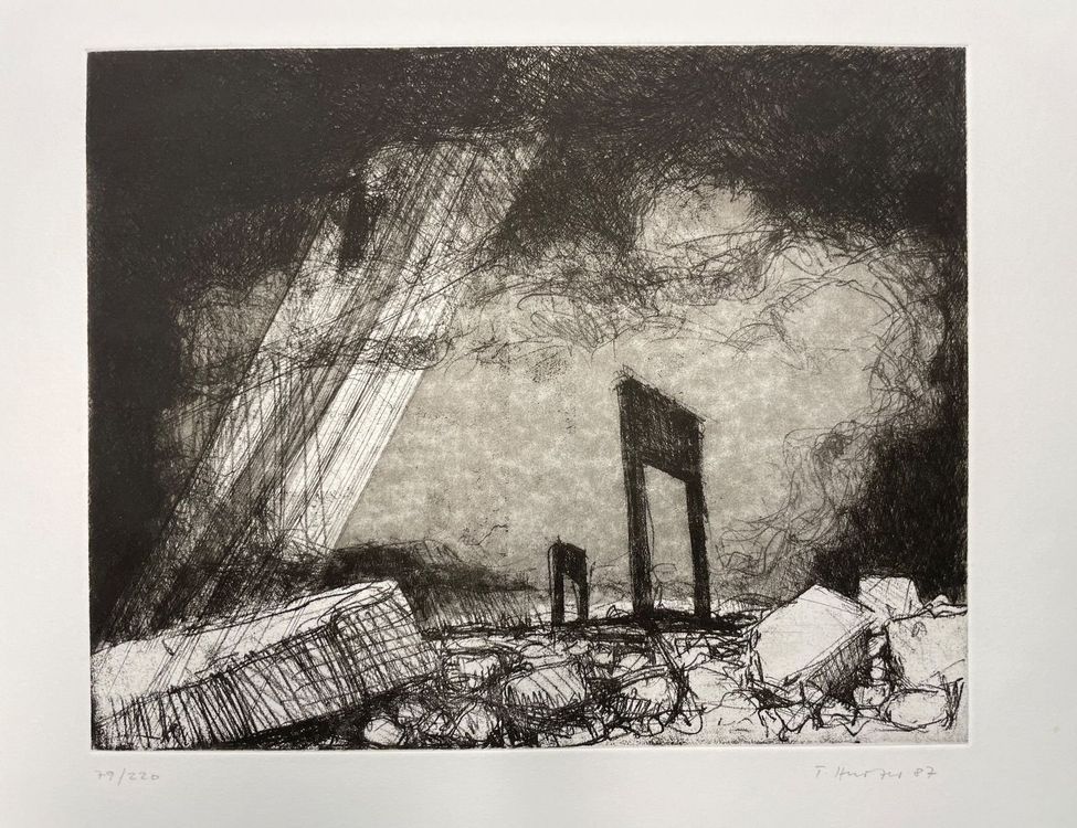 KÜNSTLER ? UNLESERLICH SIGNIERT NUMMERIERT RADIERUNG (Gebraucht) in Gersau für CHF 39 – mit ...