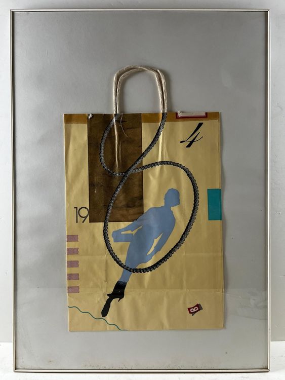 Seltene surrealistische Einkaufstasche Designer Gene Greif (Gebraucht ...