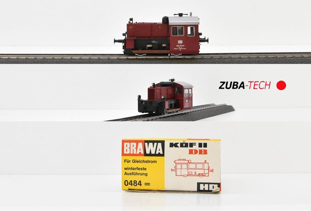 Brawa 04084 Rangierlok BR 323 Köf II DB H0 GS Analog mit OVP (Gebraucht ...