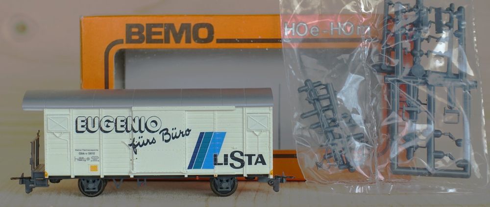 RhB gedeckter Güterwagen Gbk-v 5610. Bemo Art. 2263. HOm (Gebraucht) in ...