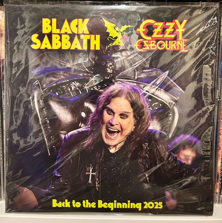 BLACK SABBATH „Back To The Beginning“ VINYL LP OZZY OSBOURNE (Neu ...
