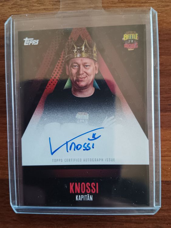 Topps BotS Battle of the Socials Autogramm Knossi (Gebraucht) in ...