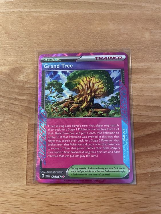 Pokémon Karte - Grand Tree 136/162 Ace | Kaufen auf Ricardo