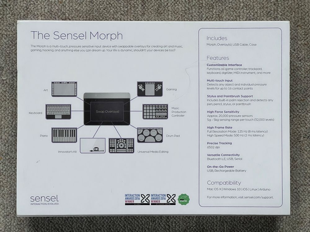 The Sensel Morph mit 4 Overlays | Kaufen auf Ricardo