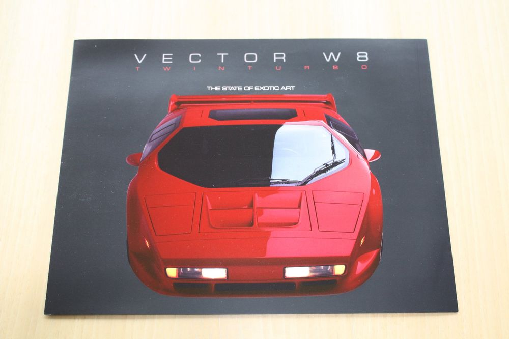 Vector W8 Twin Turbo Prospekt 1992 (Gebraucht) in Wikon für CHF 29 ...
