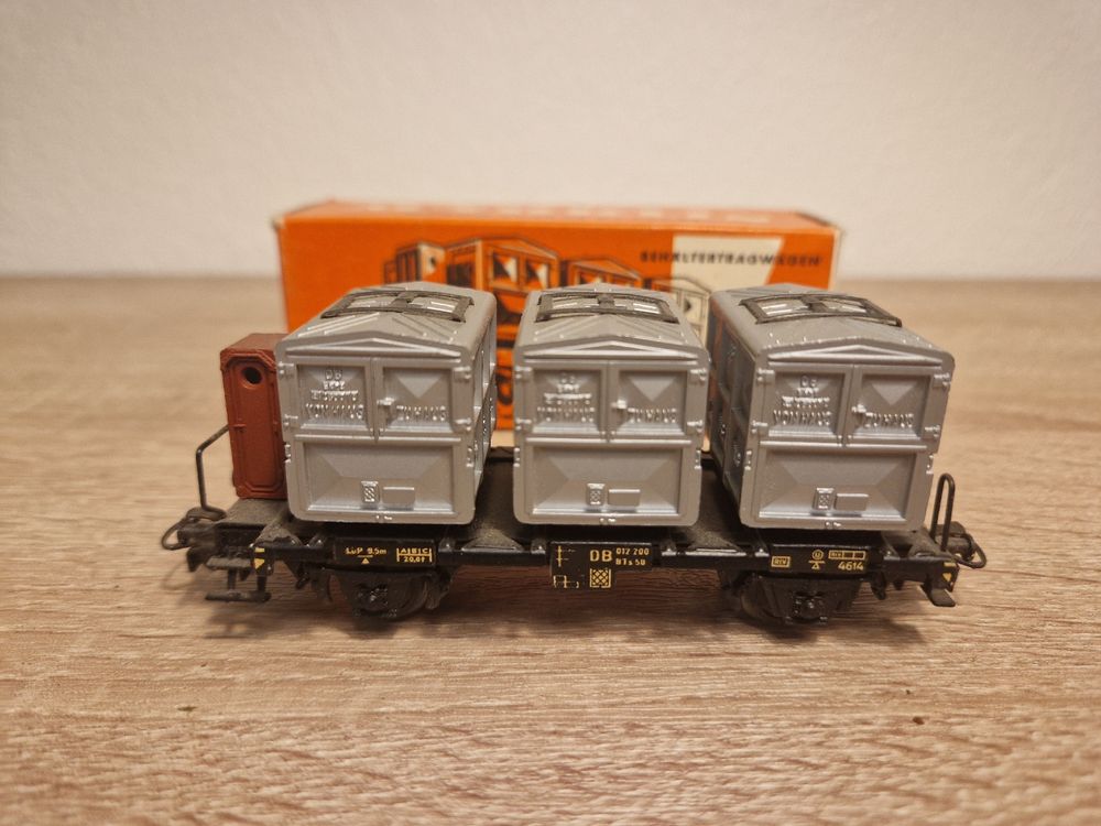 Märklin 4614 Behältertragwagen DB H0 | Kaufen auf Ricardo