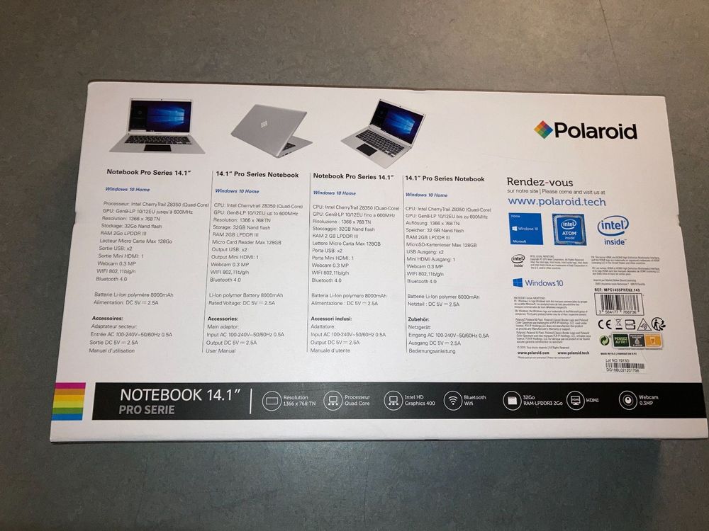 Polaroid Notebook 14.1 Neu (Neuf avec emballage d'origine) à pour CHF ...