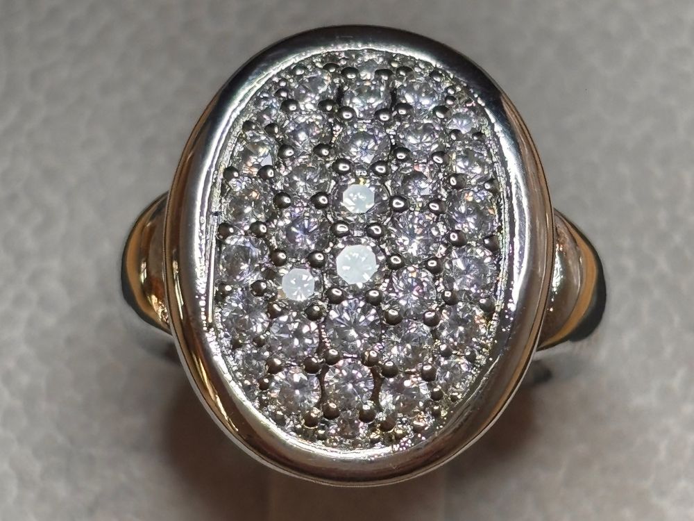 Bague en argent 925 zircons (Neuf (Voir description)) à Lausanne pour ...