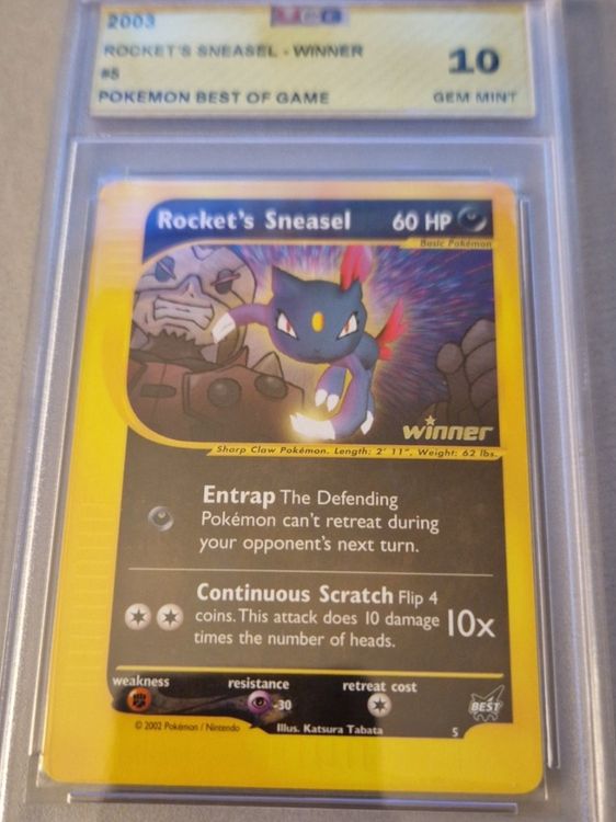 Rockets Sneasel - Winner Stempel - Best of Game Cards | Kaufen auf Ricardo
