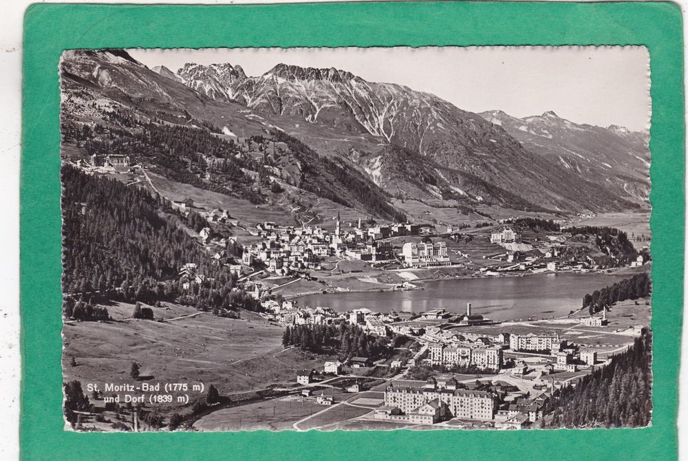 St. Moritz Bad mit Dorf 1944 (Gebraucht) in für CHF 1 – mit Lieferung ...