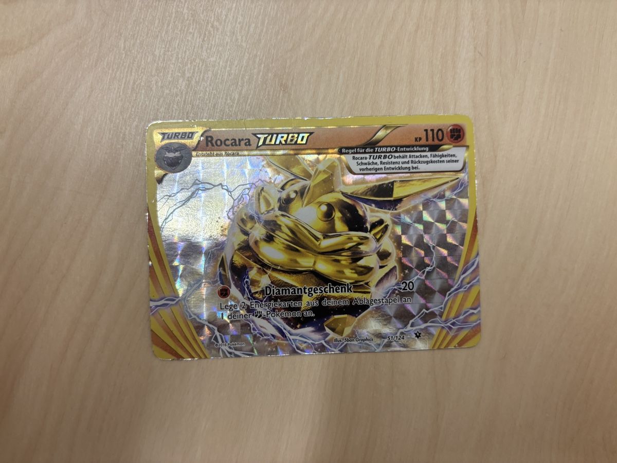 Rocara Turbo Pokémon Karte (Neu (gemäss Beschreibung)) in Lyss für CHF ...